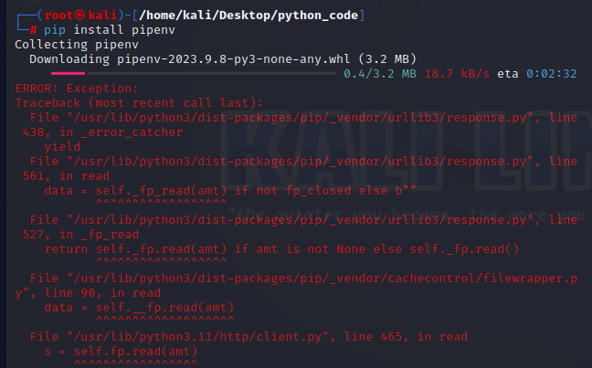 老师好，使用 pip install pipenv 无法安装 码士集团官网 - IT职业领路人